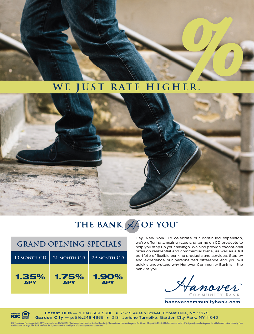 Hanover Bank Print Ads – Sage Advertising